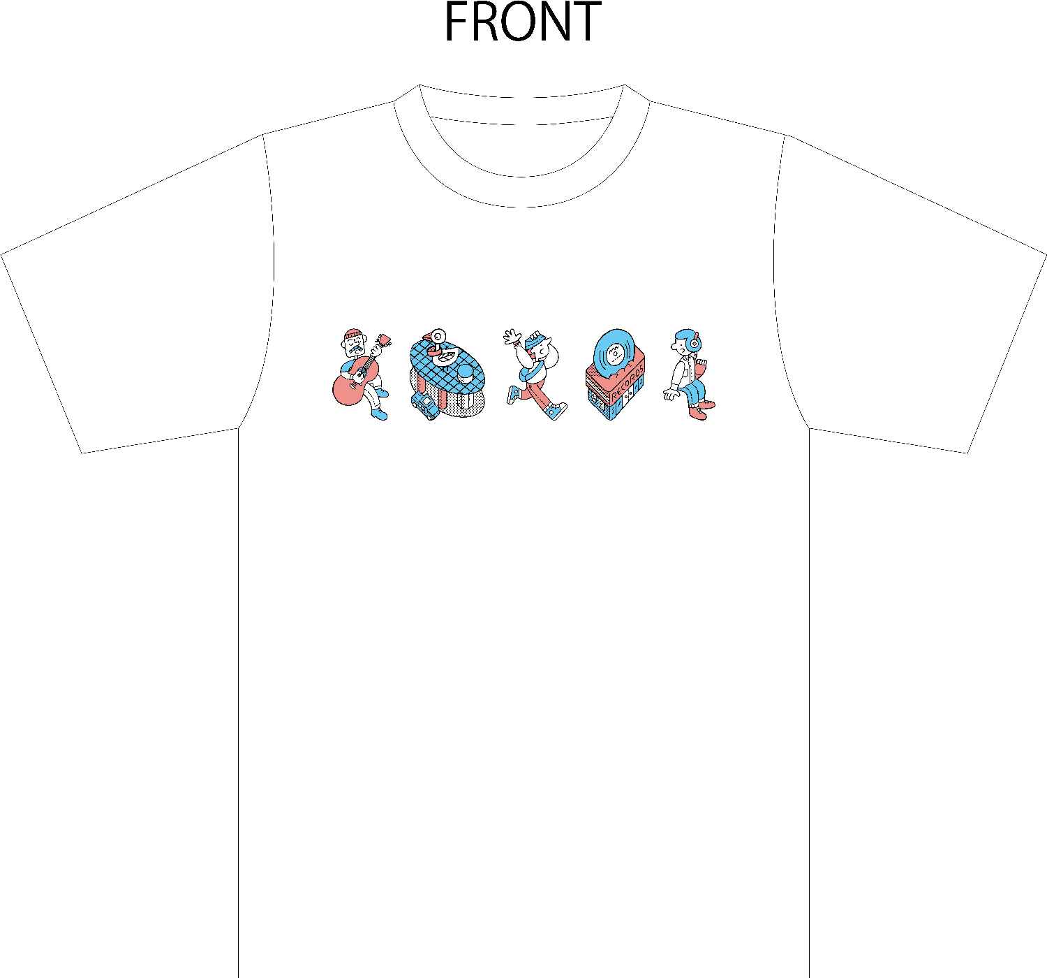 サカスプ2024イラストTシャツ | SAKAE SP-RING 2024 / サカエスプリング 2024